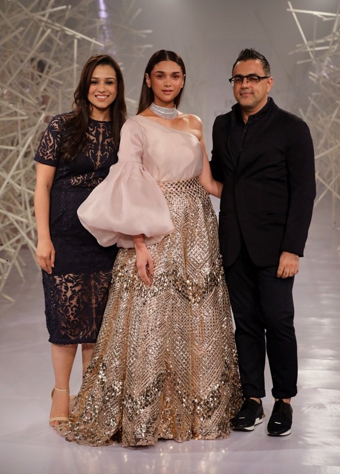 “Mosaiq”, the collection is in satin, organza, and tulle. Mosaic is the ...