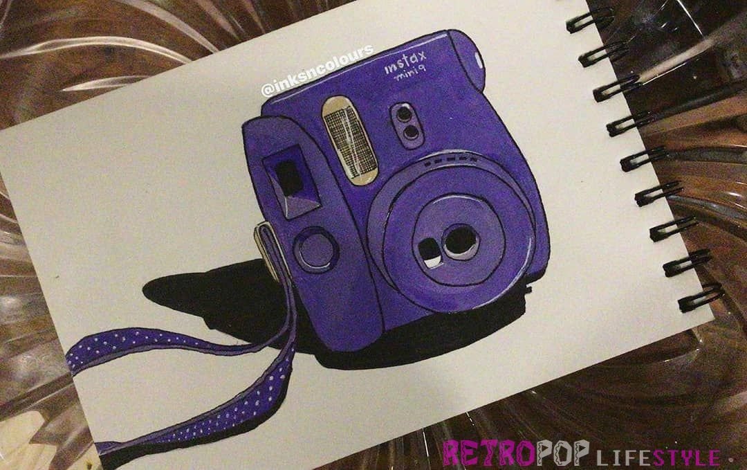 Scribble Doodle Art and win an Instax Mini 9 - Retropoplifestyle