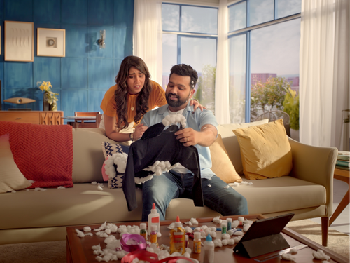 Max Life launches new TVC featuring Rohit Sharma and Ritika Sajdeh ...